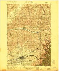 1921 Map of Walla Walla, WA — High-Res | Pastmaps